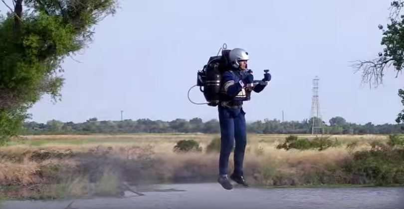 This Is Real Jetpack Powered By A Real Jet Engine